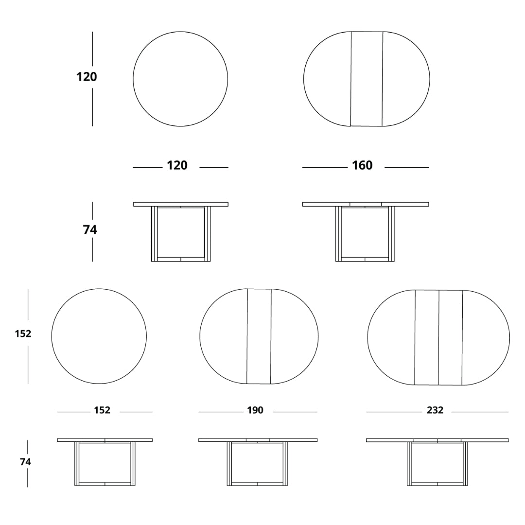 GEO EXTENSION TABLES– HMD Furniture